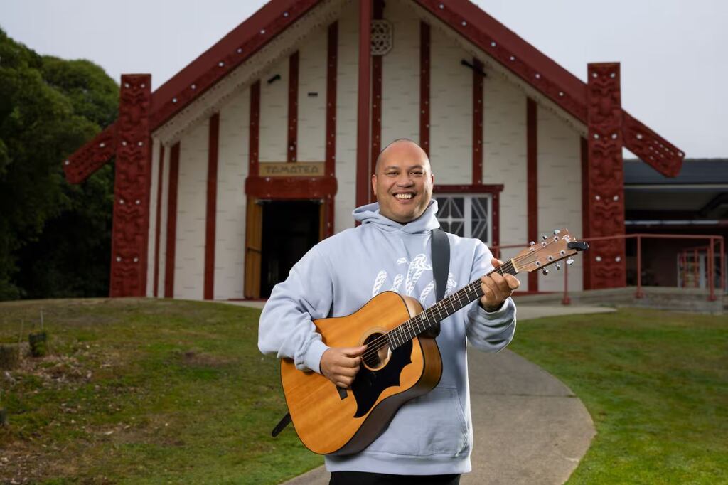 Fran Kora - frontman of Modern Māori quartet performing for Matariki broadcast – Te Ao Māori News